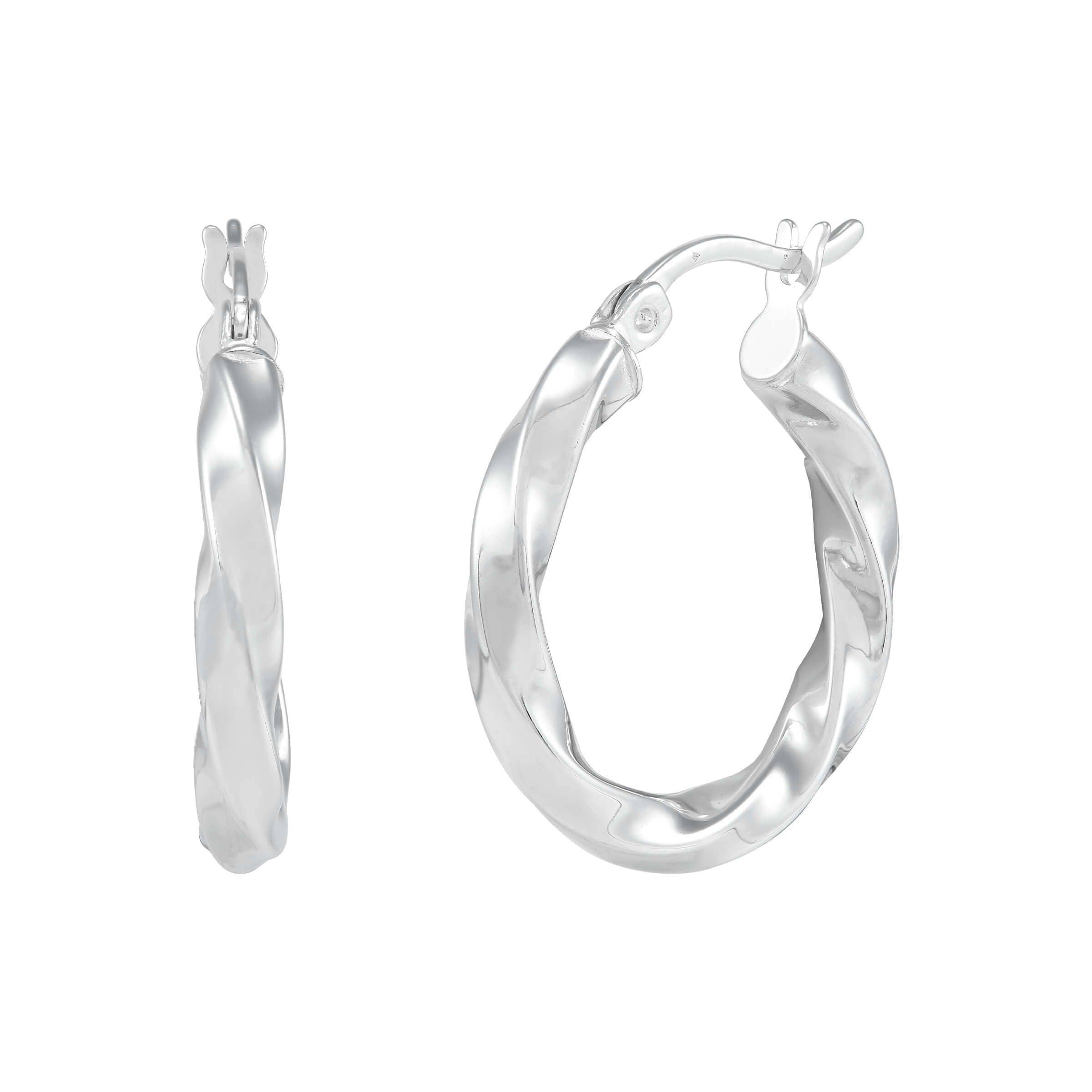 Silpada 'Simply Sweet' Hoop Earrings In Sterling S: 9/16 - Holaday & Co.